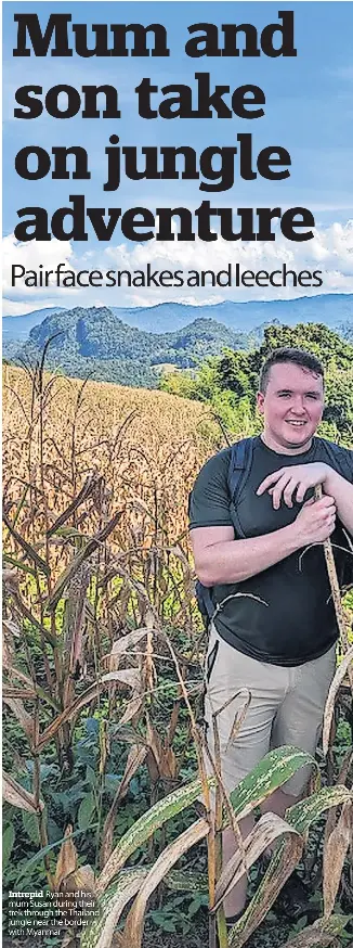 Mum and son take on jungle adventure - PressReader