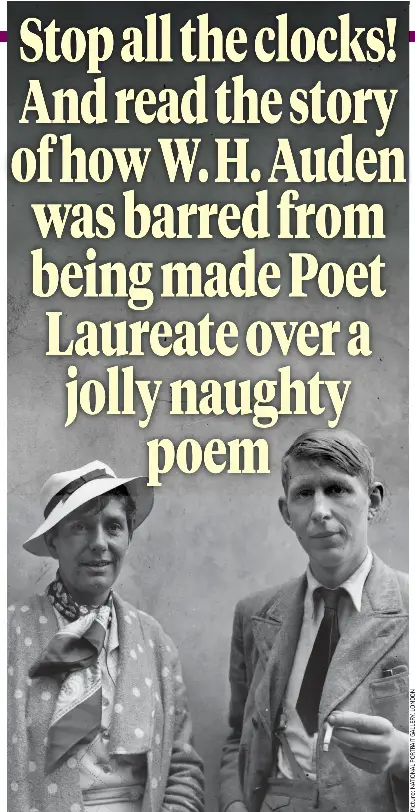Stop all the clocks! And read the story of how W. H. Auden was barred ...