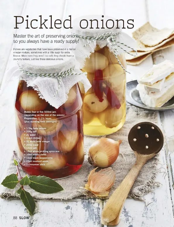 Pickled onions - PressReader
