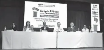 Concluyen los debates de candidatos a diputados locales con el del 04 y ...