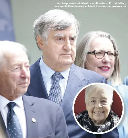 Lucien Bouchard répond à la soeur de René Lévesque - PressReader