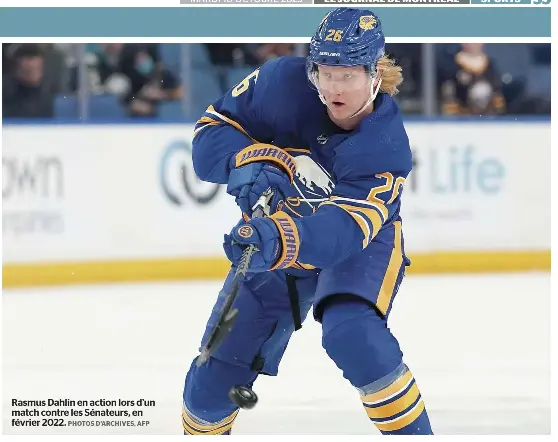 Dahlin fait sauter la banque à Buffalo - PressReader