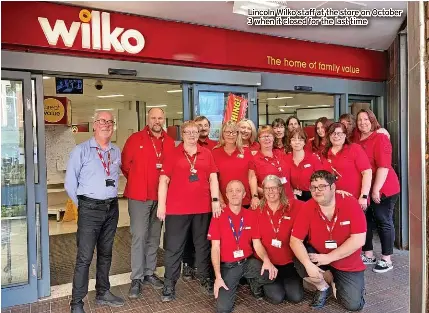 Wilko staff ‘heartbroke­n’ as city stores close for last time - PressReader