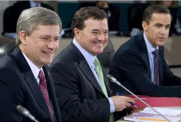 Former prime minister Harper accuses Carney of overblowin­g role during ...