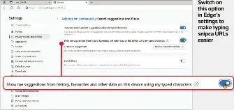 Can I make typing snipcas easier in Edge? - PressReader