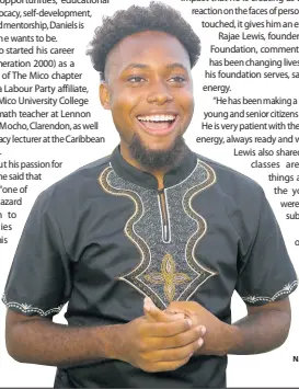 Termario Daniels impacting youth in his community - PressReader