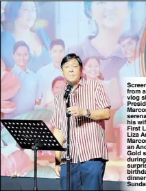 BBM croons ‘Never Let Her Slip Away’ to Liza - PressReader