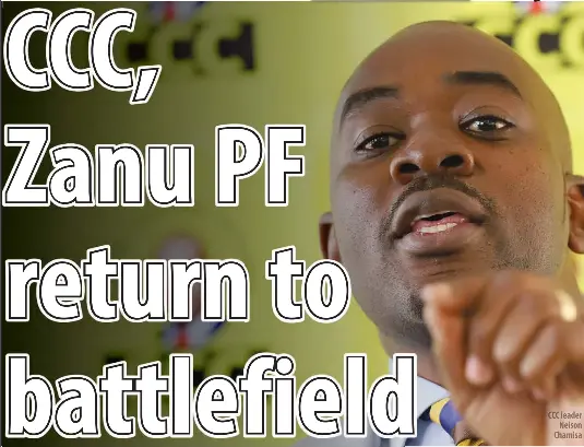 CCC, Zanu PF return to battlefiel­d - PressReader