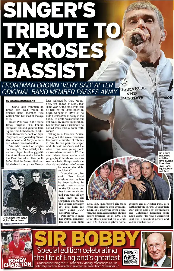 SINGER’S TRIBUTE TO EX-ROSES BASSIST - PressReader