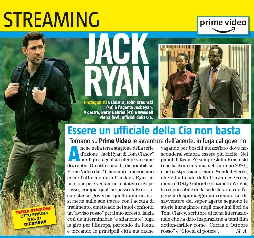 Essere un ufficiale della Cia non basta - PressReader