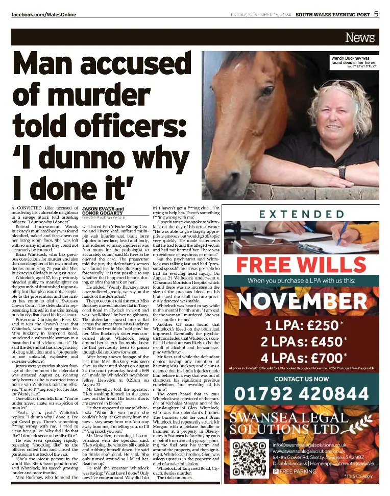 Man accused of murder told officers: ‘I dunno why I done it’ - PressReader