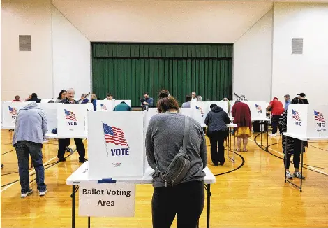 A date with destiny as millions in America head for the ballot boxes ...