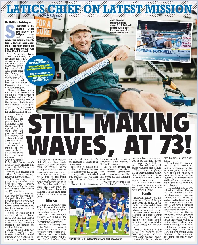STILL MAKING WAVES, AT 73! - PressReader