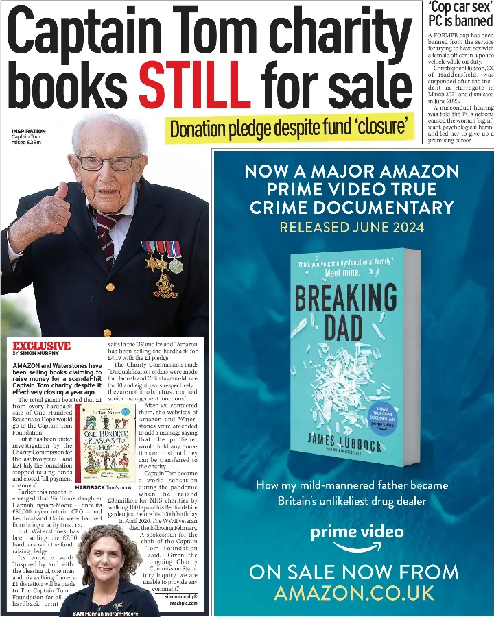 Captain Tom charity books for sale - PressReader