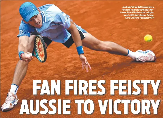 FAN FIRES FEISTY AUSSIE TO VICTORY - PressReader
