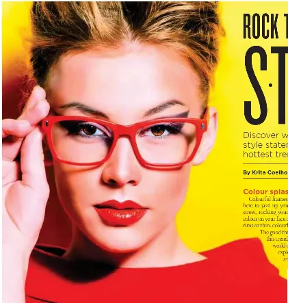 ROCK THESE EYEWEAR STYLES - PressReader