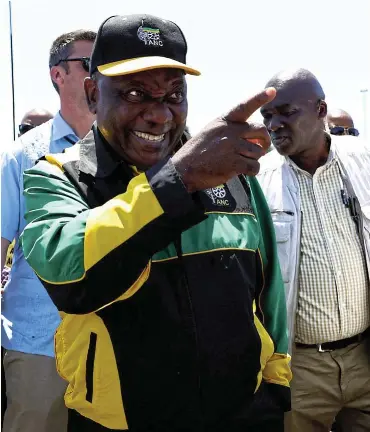 ANC rivals ‘ stealing public money’ — Cyril - PressReader
