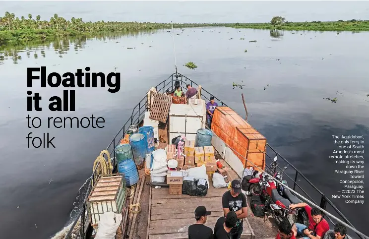 Floating it all to remote folk - PressReader