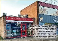 Birds bakery teams up with Just Eat at more stores - PressReader