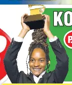 KOFFEE ‘ELATED’ AT GRAMMY NOMINATION FOR ‘GIFTED’ - PressReader