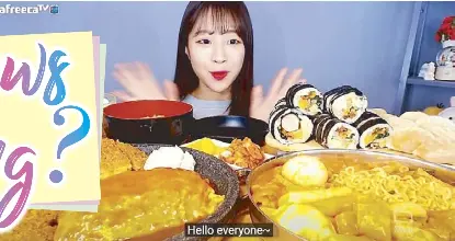KOREAN YOUTUBE: MUKBANGER TZUYANG - PressReader