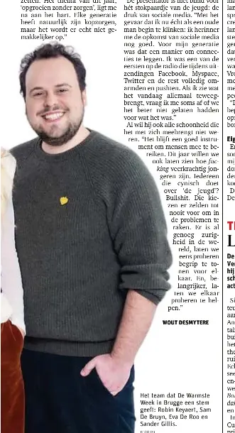 “Het was geen bewuste keuze om minder op tv te doen” - PressReader