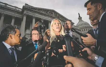Trump-greene split puts MAGA faithful at loggerhead­s - PressReader