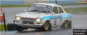 RENOWNED MINI RACER OWENS GOES RALLYING AT PEMBREY - PressReader