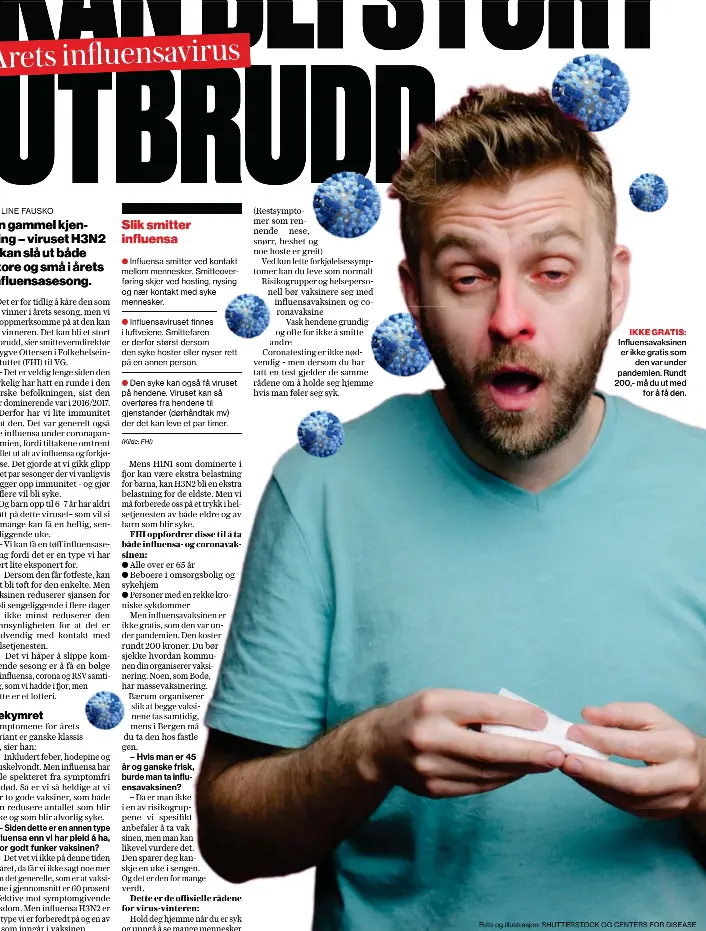KAN BLI STORT U Slik smitter influensa - PressReader