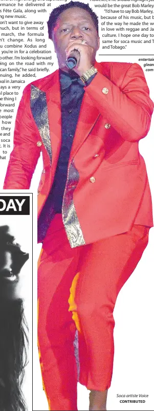 Soca artiste ‘Voice’ blazes Carnival in Jamaica with big hits - PressReader