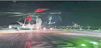 Air ambulance marks 10 years of night flying - PressReader