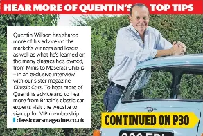HEAR MORE OF QUENTIN’S TOP TIPS - PressReader
