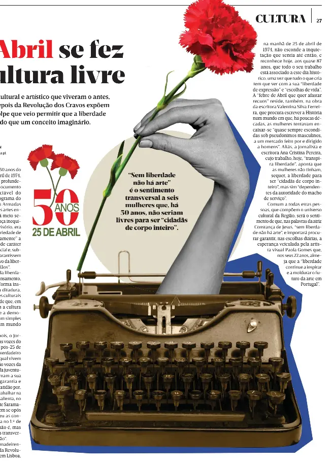 De Abril se fez a Cultura livre - PressReader