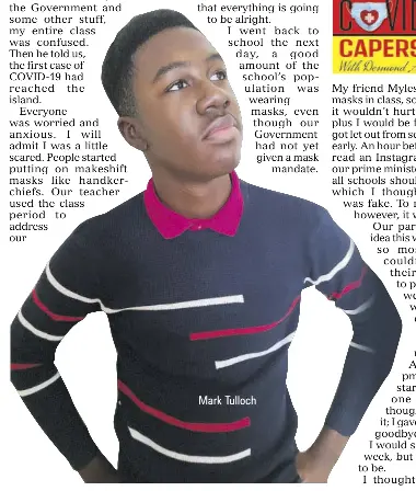 A 14-y-o writes memoir about his COVID-19 experience - PressReader