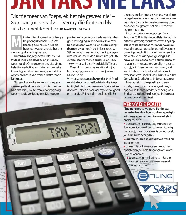 JAN TAKS NIE LAKS - PressReader