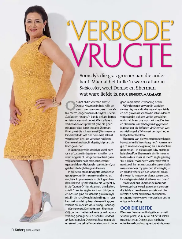 VOORBLADST­ORIE: Suidooster- akteurs praat oor sepie-affair én ware liefde - PressReader