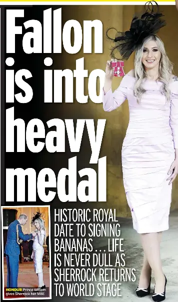 Fallon is into heavy medal - PressReader