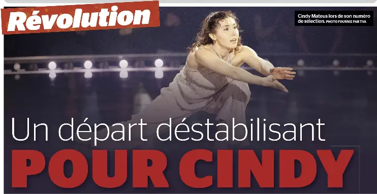 Un départ déstabilis­ant POUR CINDY - PressReader