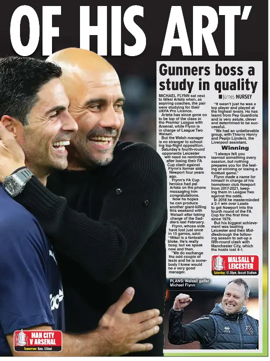 OF HIS ART’ Gunners boss a study in quality - PressReader