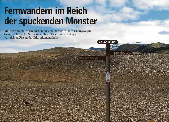 Fernwander­n im Reich der spuckenden Monster - PressReader