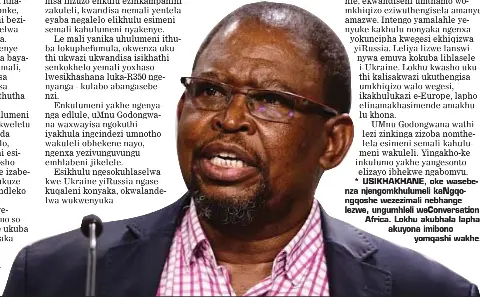 Ibhekwe ngabomvu inkulumo kaMnu Godongwana ngezemali - PressReader