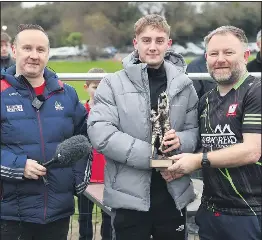 Jayden first to lift the Barry Daly Memorial Perpetual Trophy - PressReader