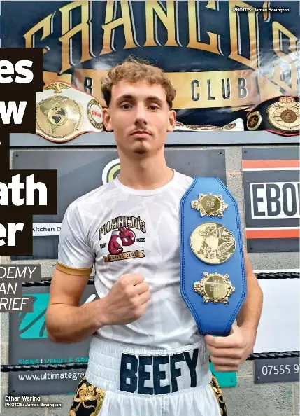 Boxing gives Ethan a new focus after sudden death of his father ...