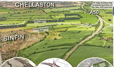 Cost of extra A50 junction rises to more than £70m - PressReader