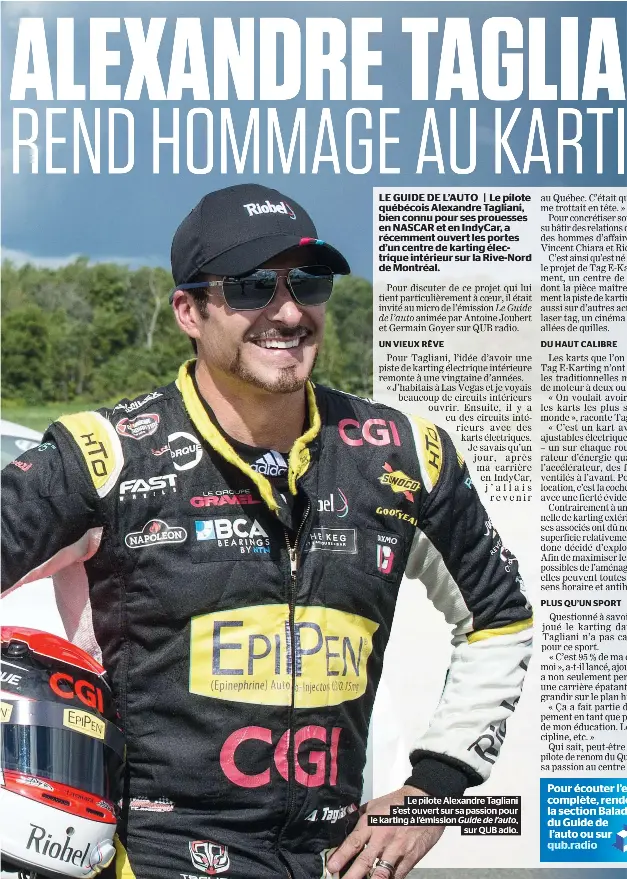 ALEXANDRE TAGLIANI REND HOMMAGE AU KARTING - PressReader