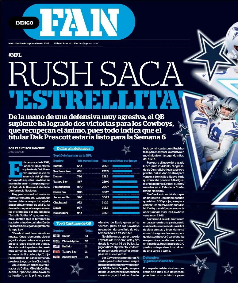 RUSH SACA 'ESTRELLITA' - PressReader