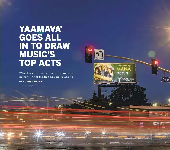 YAAMAVA’ GOES ALL IN TO DRAW MUSIC’S TOP ACTS - PressReader