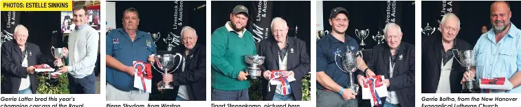 ROYAL SHOW CHAMPION LAMB SELLS FOR R2 200/KG - PressReader