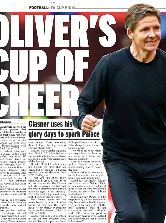 OLIVER’S CUP OF CHEER - PressReader