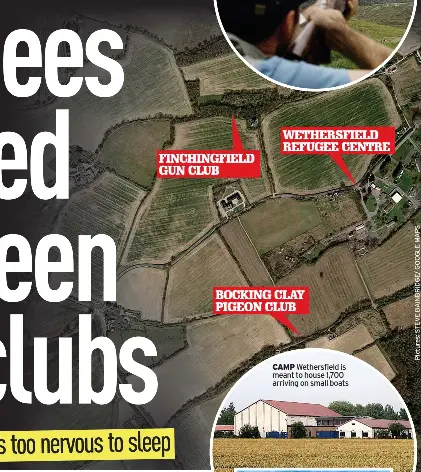 Trauma hit refugees housed between gun clubs FINCHINGFI­ELD GUN CLUB - PressReader